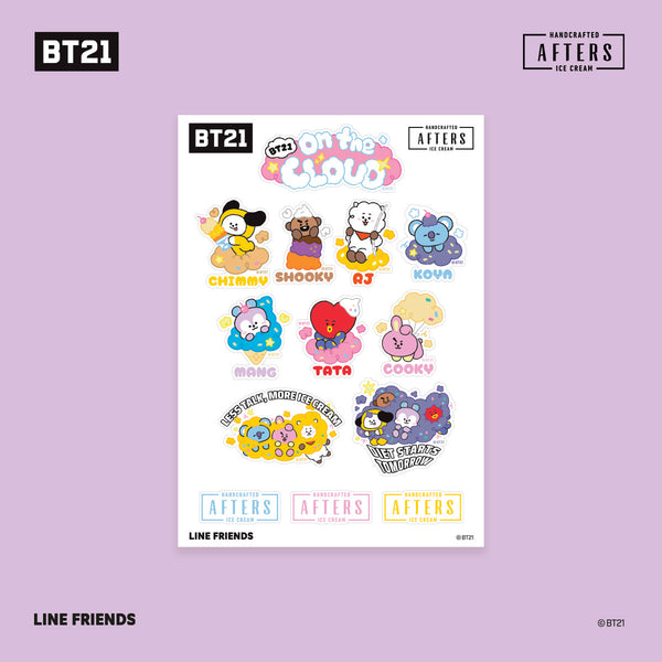 BT21 meets AFTERS Sticker Pack – afters ice cream